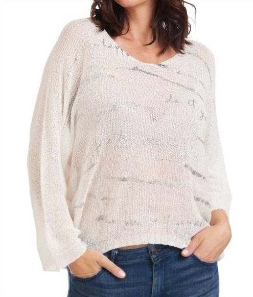 CARRE NOIR | Sweaters | New Carre Noir Silver Lining Summer Sweater In ...